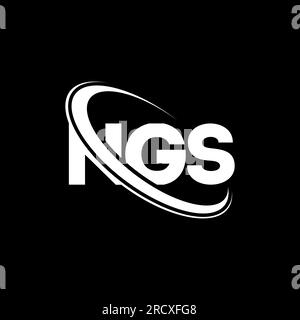 NGS logo. NGS letter. NGS letter logo design. Initials NGS logo linked ...