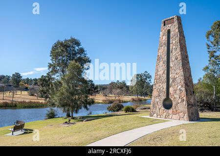 The Big Thermometer on banks of Quart Pot Creek, Stanthorpe, Queensland ...