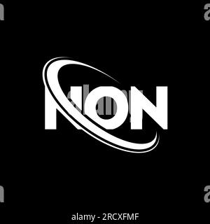 NON logo. NON letter. NON letter logo design. Initials NON logo linked ...