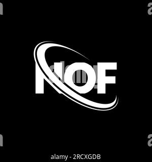 NOF logo. NOF letter. NOF letter logo design. Initials NOF logo linked ...
