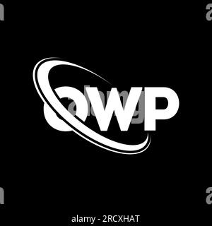 OWP logo. OWP letter. OWP letter logo design. Initials OWP logo linked ...