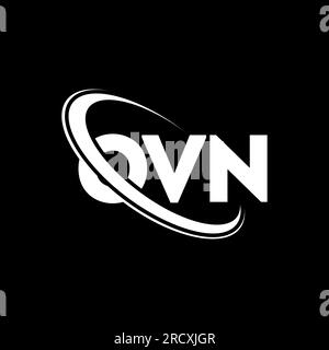 OVN logo. OVN letter. OVN letter logo design. Initials OVN logo linked ...
