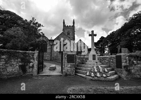 Stithians Civil Parish Church Town Village Cornwall Stock Photo - Alamy