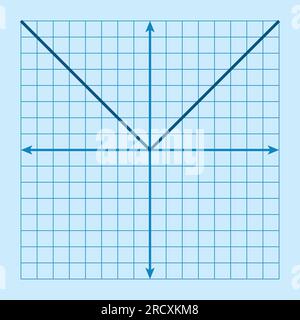 Absolute value graph icon. the graph of the absolute value function for ...