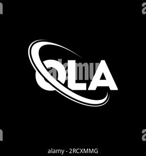 OLA logo. OLA letter. OLA letter logo design. Initials OLA logo linked ...