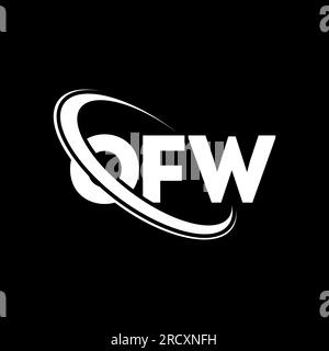 OFW logo. OFW letter. OFW letter logo design. Initials OFW logo linked ...