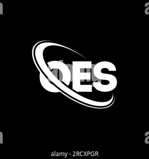 OES logo. OES letter. OES letter logo design. Initials OES logo linked ...