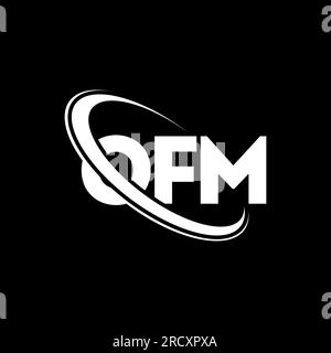 OFM logo. OFM letter. OFM letter logo design. Initials OFM logo linked ...
