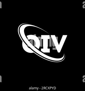OIV logo. OIV letter. OIV letter logo design. Initials OIV logo linked ...