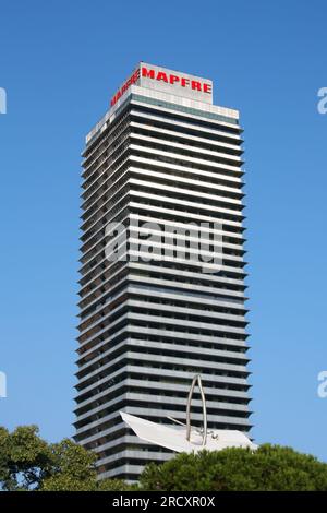 Barcelona Torre Mapfre 10 Stock Photo - Alamy