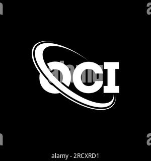 OCI logo. OCI letter. OCI letter logo design. Initials OCI logo linked ...