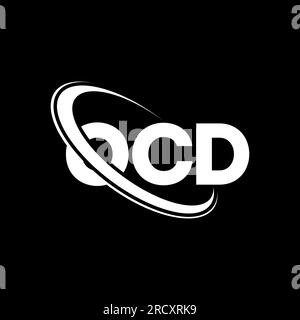 OCD logo. OCD letter. OCD letter logo design. Initials OCD logo linked ...