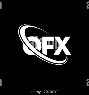 OFX logo. OFX letter. OFX letter logo design. Initials OFX logo linked ...