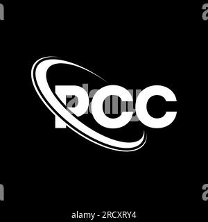 PCC logo. PCC letter. PCC letter logo design. Initials PCC logo linked with circle and uppercase ...