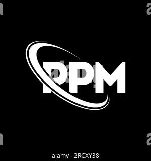PPM logo. PPM letter. PPM letter logo design. Initials PPM logo linked ...