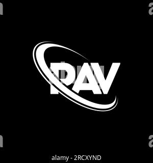 PAV logo. PAV letter. PAV letter logo design. Initials PAV logo linked ...