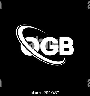 OGB logo. OGB letter. OGB letter logo design. Initials OGB logo linked ...