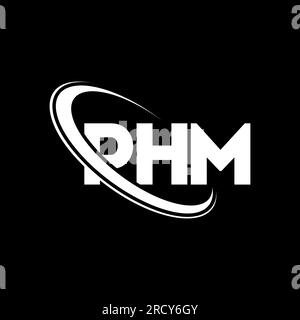 PHM logo. PHM letter. PHM letter logo design. Initials PHM logo linked ...