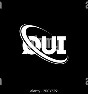 QUI logo. QUI letter. QUI letter logo design. Initials QUI logo linked ...