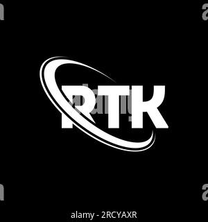 RTK logo. RTK letter. RTK letter logo design. Initials RTK logo linked with circle and uppercase ...