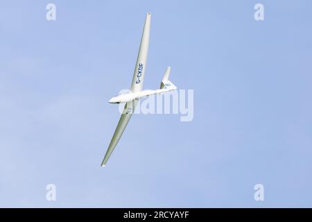 Alexander Schleicher Kaiser, ASK21 glider flying inverted during an ...
