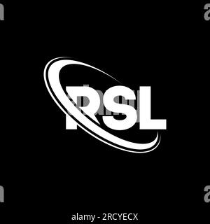 RSL logo. RSL letter. RSL letter logo design. Initials RSL logo linked ...