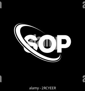 SOP logo. SOP letter. SOP letter logo design. Initials SOP logo linked ...