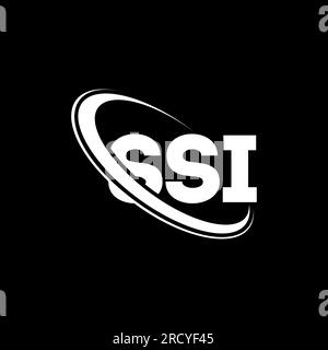 SSI logo. SSI letter. SSI letter logo design. Initials SSI logo linked ...