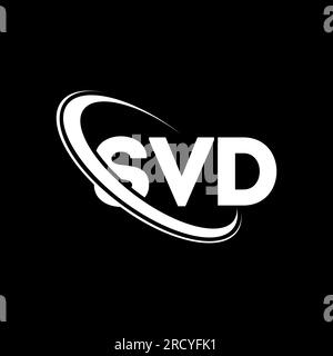 SVD logo. SVD letter. SVD letter logo design. Initials SVD logo linked ...