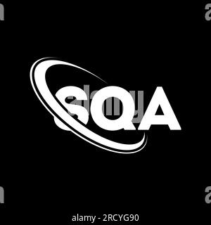 SQA logo. SQA letter. SQA letter logo design. Initials SQA logo linked ...