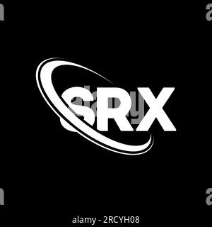 SRX logo. SRX letter. SRX letter logo design. Initials SRX logo linked ...