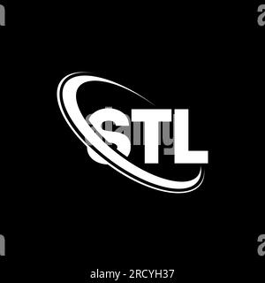 STL logo. STL letter. STL letter logo design. Initials STL logo linked ...