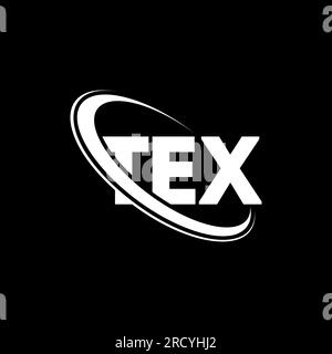 TEX logo. TEX letter. TEX letter logo design. Initials TEX logo linked ...