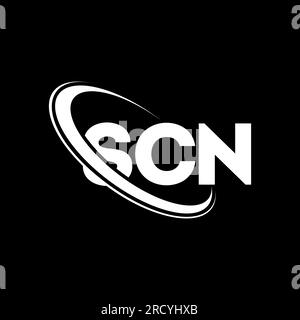 SCN logo. SCN letter. SCN letter logo design. Initials SCN logo linked ...