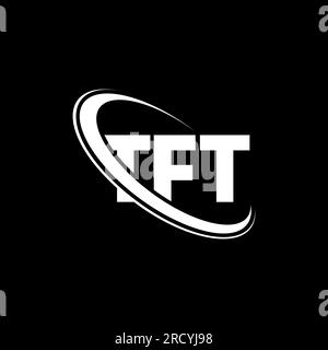 TFT logo. TFT letter. TFT letter logo design. Initials TFT logo linked ...