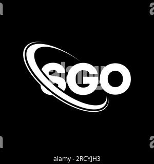 SGO logo. SGO letter. SGO letter logo design. Initials SGO logo linked ...