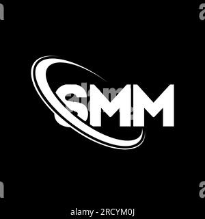 SMM logo. SMM letter. SMM letter logo design. Initials SMM logo linked ...