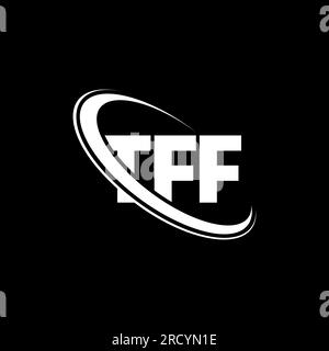 TFF logo. TFF letter. TFF letter logo design. Initials TFF logo linked ...
