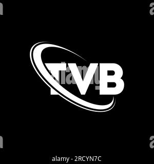 TVB logo. TVB letter. TVB letter logo design. Initials TVB logo linked ...