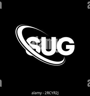 SUG logo. SUG letter. SUG letter logo design. Initials SUG logo linked ...