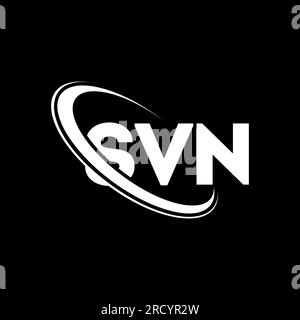 SVN logo. SVN letter. SVN letter logo design. Initials SVN logo linked ...
