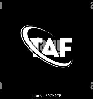 TAF logo. TAF letter. TAF letter logo design. Initials TAF logo linked ...