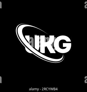 UKG logo. UKG letter. UKG letter logo design. Initials UKG logo linked ...