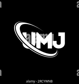 UMJ logo. UMJ letter. UMJ letter logo design. Initials UMJ logo linked ...
