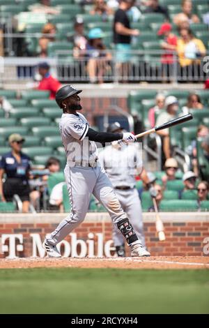 Chicago White Sox center fielder Luis Robert attends spring baseball ...