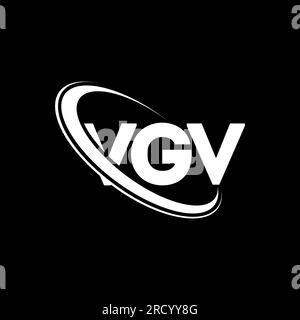 VGV logo. VGV letter. VGV letter logo design. Initials VGV logo linked ...