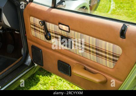 Triumph TR7 interior. Rochdale Classic Car Show 2023 Stock Photo - Alamy