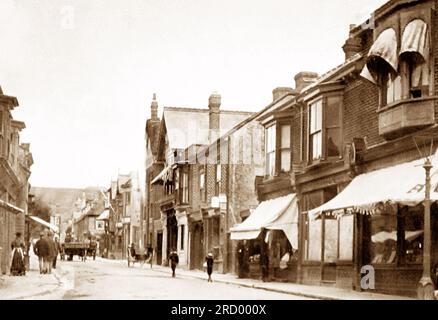 High Street, Cosham, Victorian period Stock Photo - Alamy