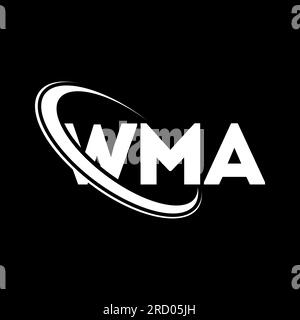 WMA logo. WMA letter. WMA letter logo design. Initials WMA logo linked ...