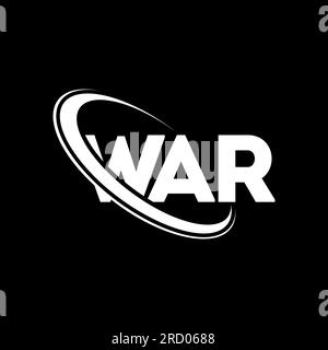WAR logo. WAR letter. WAR letter logo design. Initials WAR logo linked ...